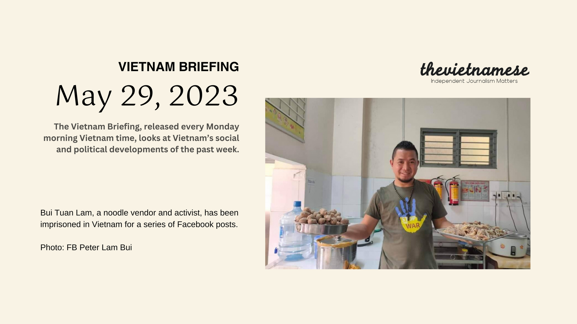 Vietnam Sentences “Onion Bae" Peter Bui Tuan Lam to Five Years and Six ...