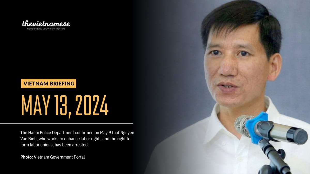 Police Confirm Arrest of Labor Reformist Nguyen Vu Binh